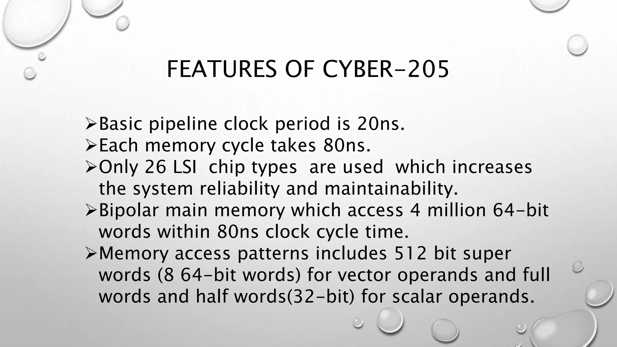 Cyber 205 architecture | PPTX