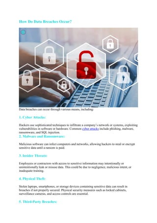 Safeguarding Your Business: Understanding, Preventing, and Responding to Data Breaches | PDF