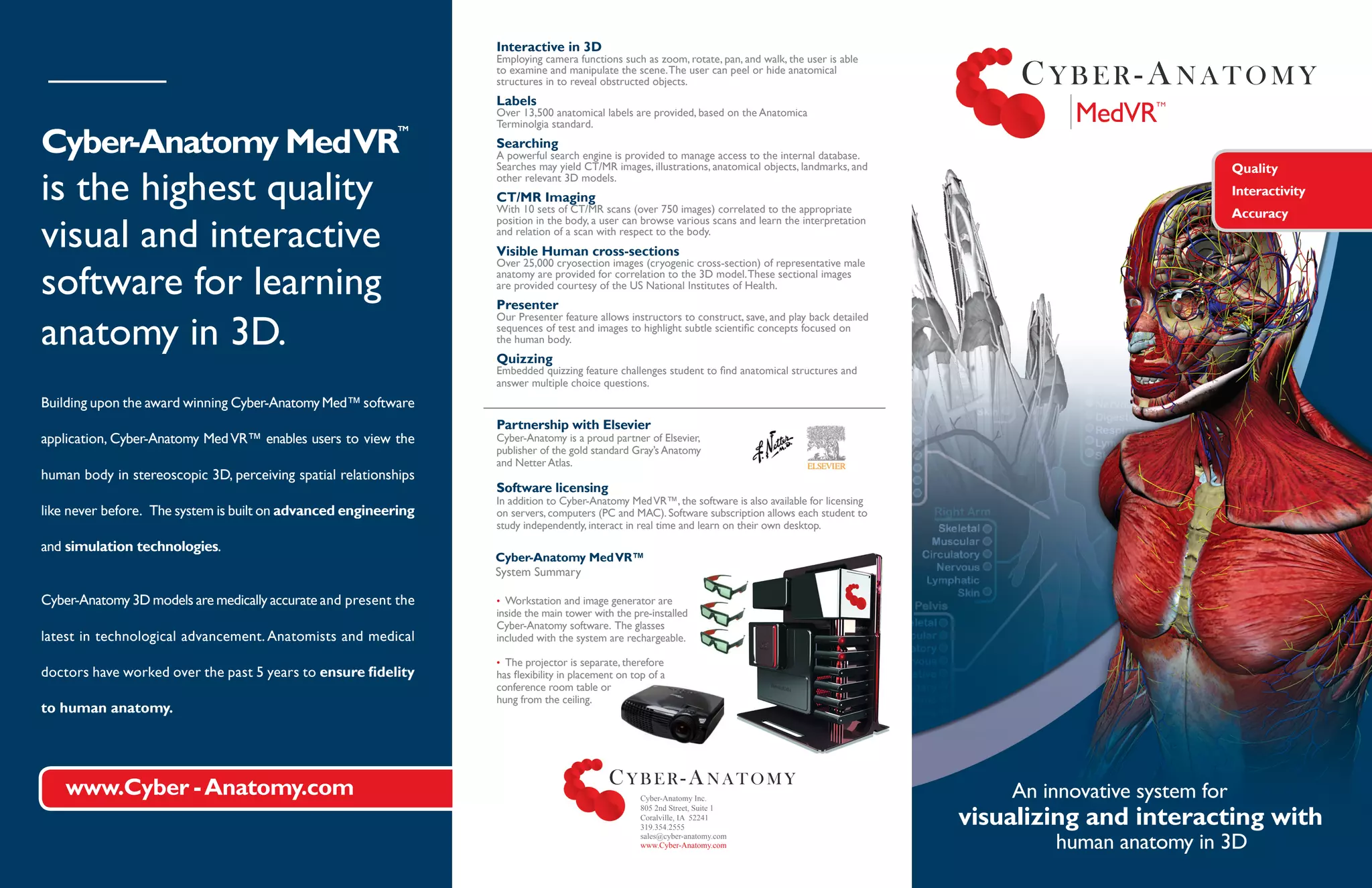 Cyber anatomy med vr brochure | PDF