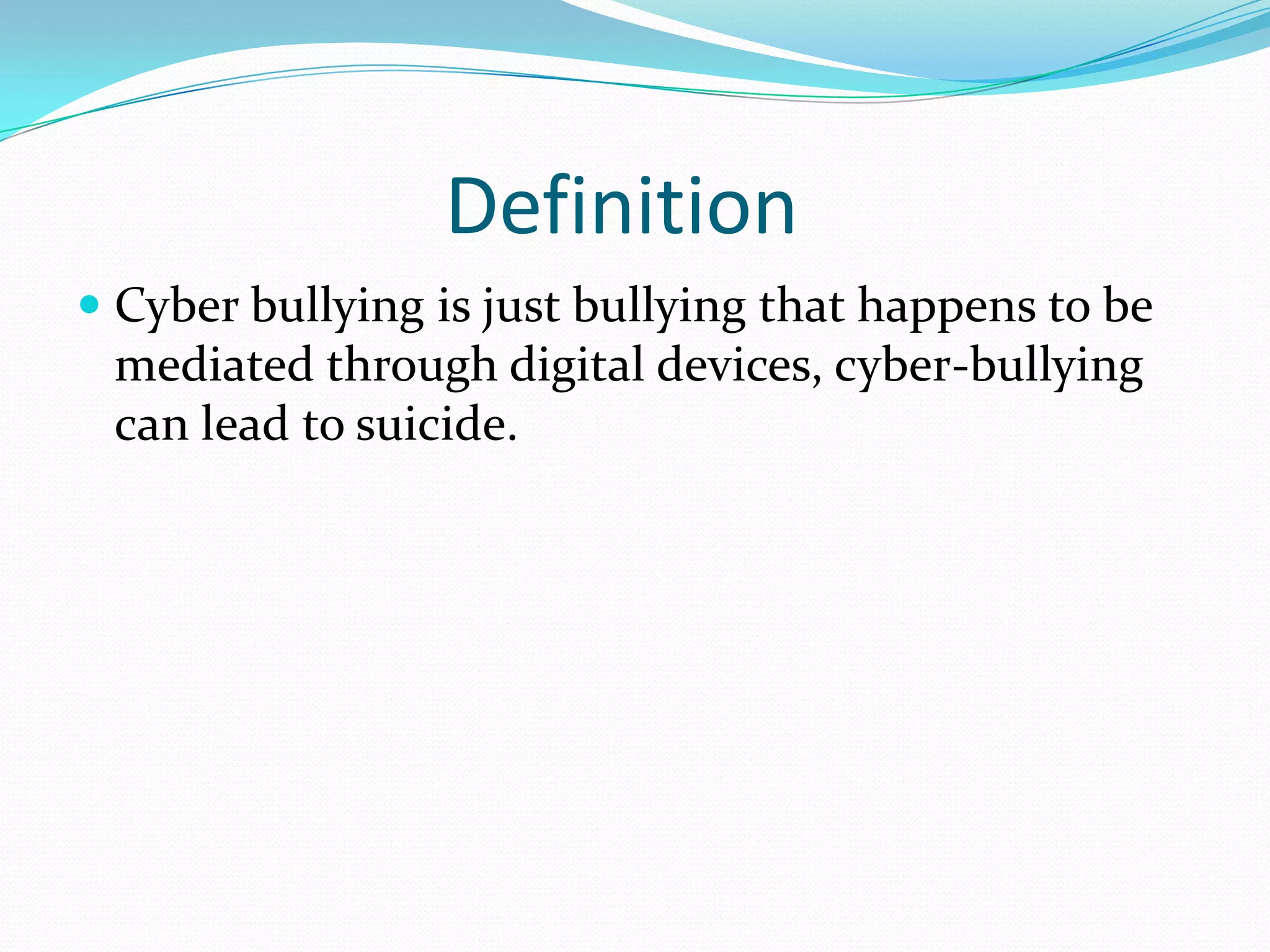 Cyber bullying | PPT