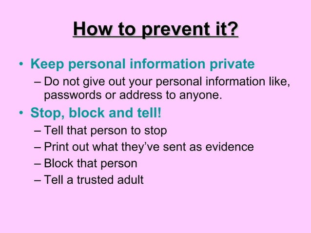 Cyber Wellness Power point slides | PPT | Crime & Harmful Acts to ...