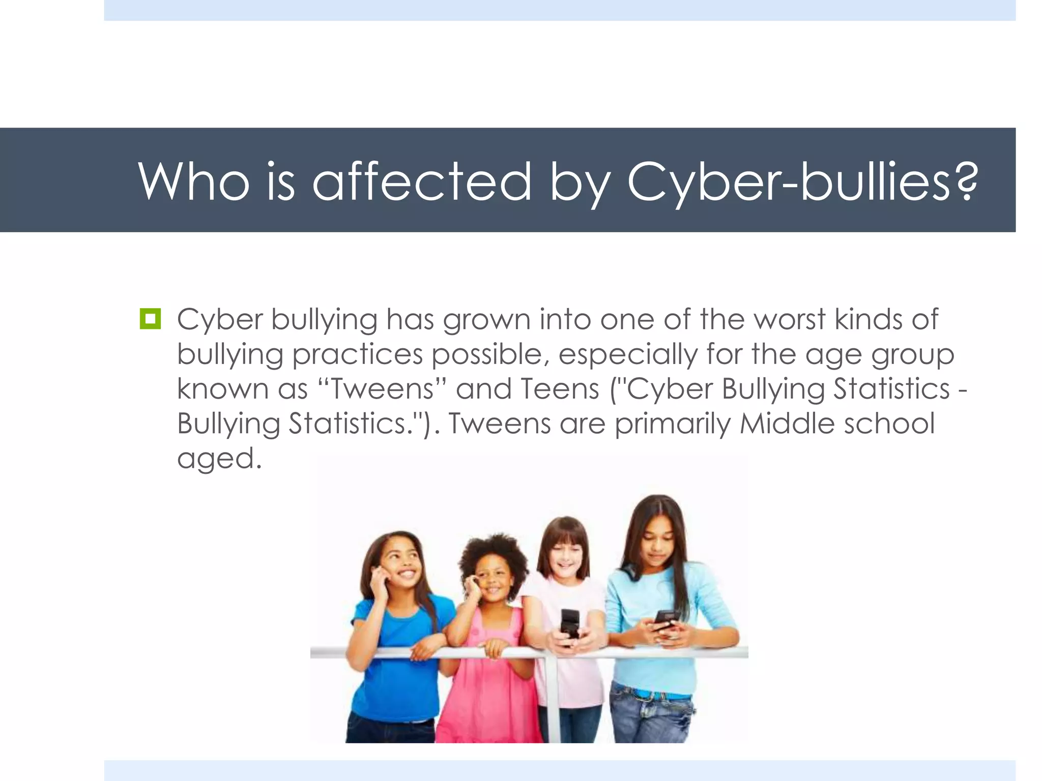 Cyber bullying presentation | PPTX