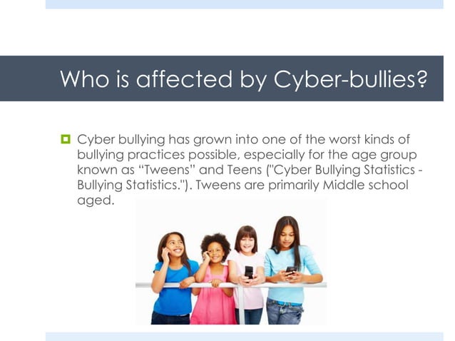 Cyber bullying presentation | PPTX