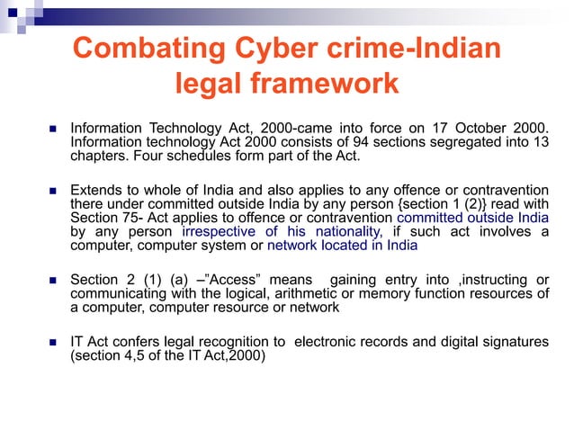 CYBER-CRIME PRESENTATION.ppt | Crime & Harmful Acts to Individuals ...