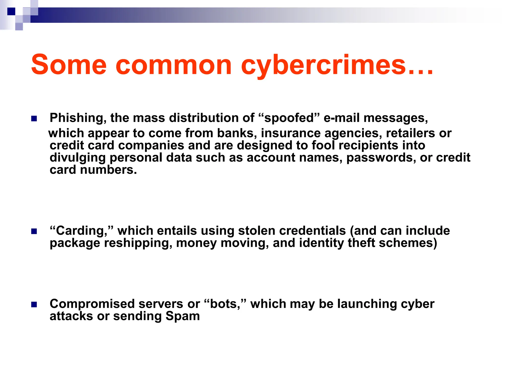 CYBER-CRIME PRESENTATION with real-time examples | PPT