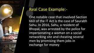 Cyber Law IT Act Section 66 to 66F | PPTX