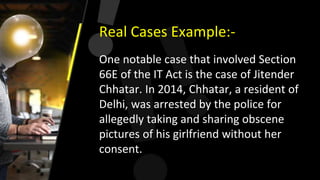 Cyber Law IT Act Section 66 to 66F | PPTX
