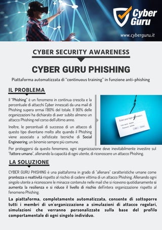 Cyber Guru Phishing Brochure - it - v1 | PDF