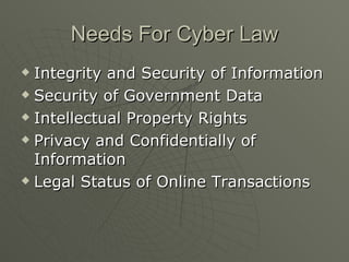 Cyber Law | PPT