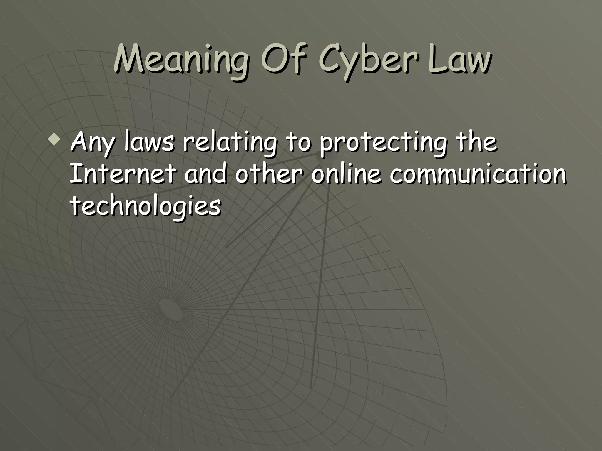 Cyber Law | PPT