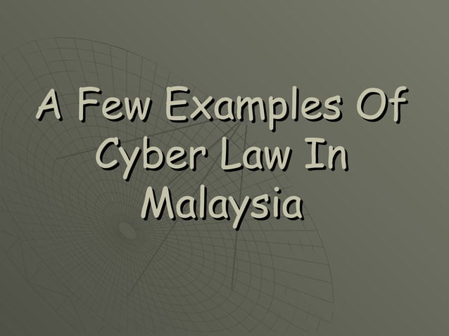 Cyber Law | PPT