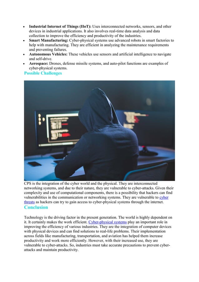 What is Cyber-physical Systems: Applications and Examples | CyberPro ...