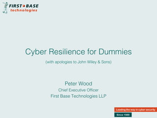 Introduction to Cyber Resilience | PDF