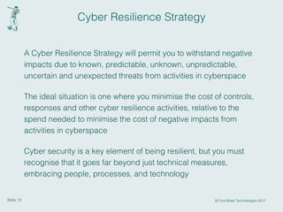 Introduction to Cyber Resilience | PDF