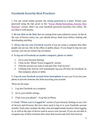 Cyber security-awareness-for-social-media-users - Devsena Mishra | PDF