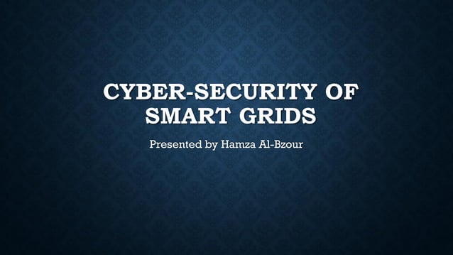 Cyber-security of smart grids | PDF | Information and Network Security | Computing