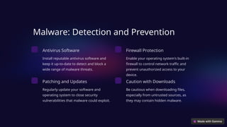 Cyber-Threats-and-Precautions.ppt x | PPT