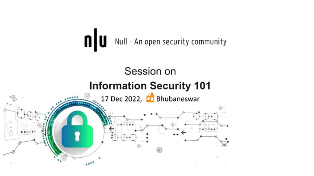 Information Security 101 | PPTX