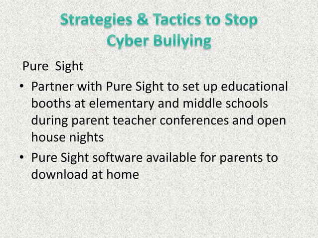Cyber-bullying | PPTX