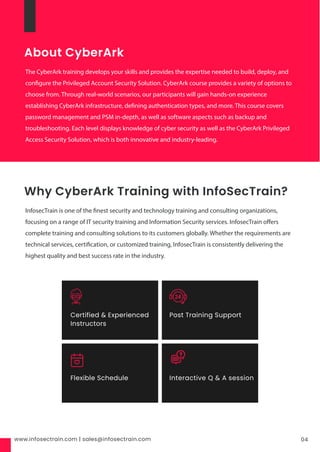 CyberArk_Certification_Training_Course_Content | PDF