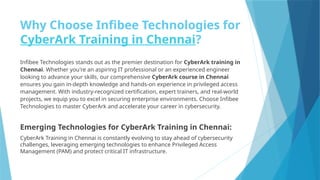 CyberArk Training in Chennai | Infibee Technologies | PPTX