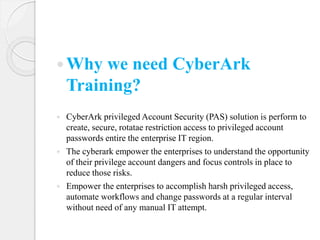 Cyberark training pdf | PDF