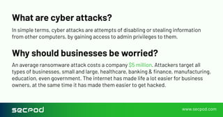 8 Types of Cyber Attacks That Can Bother CISOs in 2020 | PPT