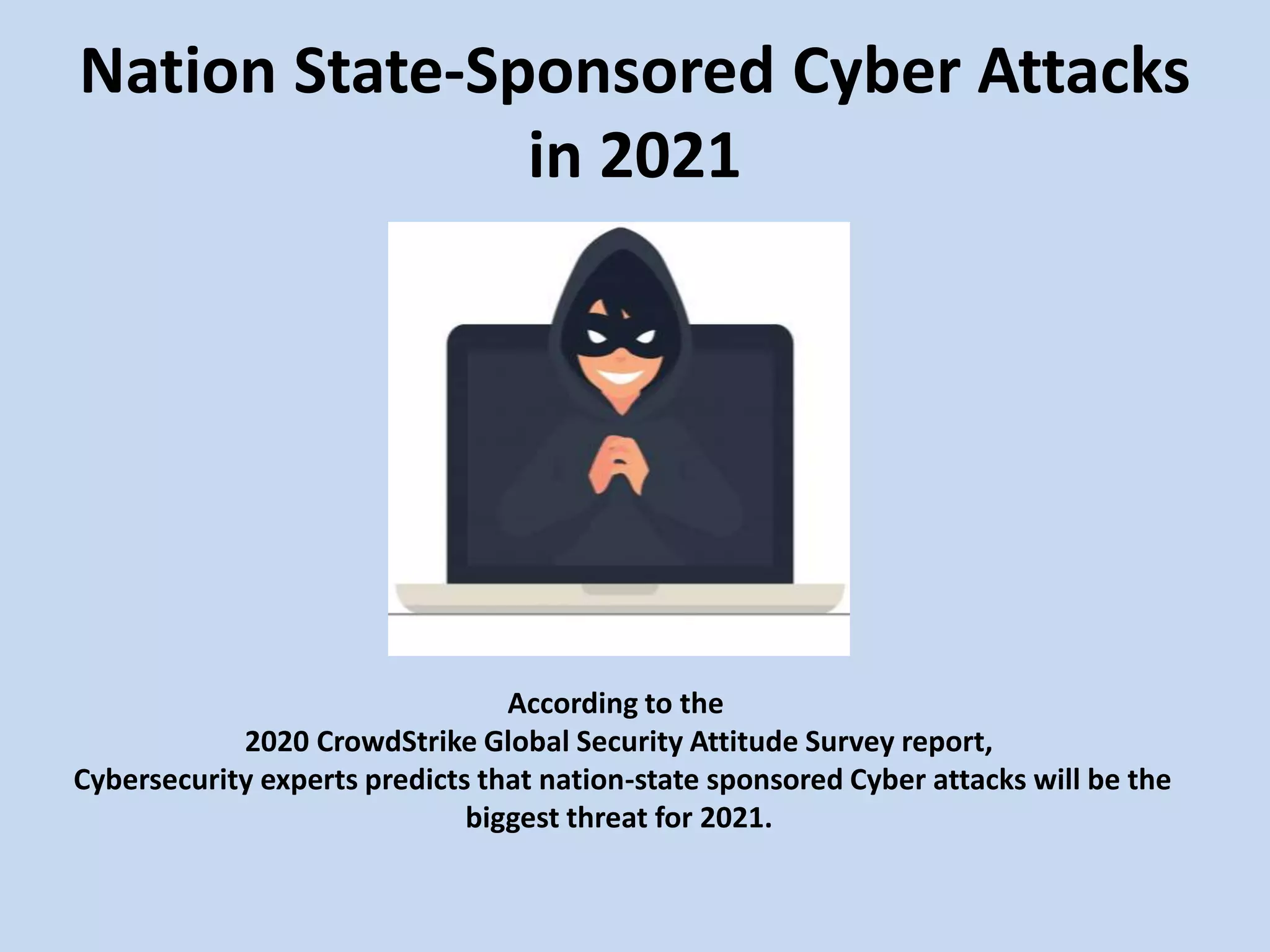 Cyber attacks in 2021 | PPT