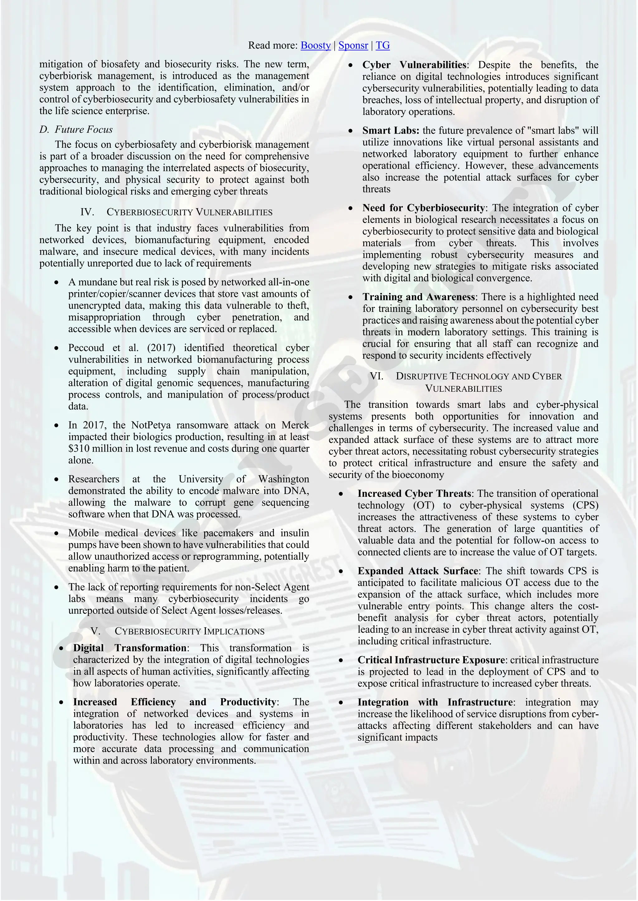 Cyberbiosecurity Frankenstein. When Hackers Get Bored of Your Bank Account [EN].pdf