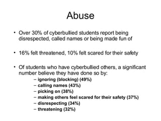 Cyberbully Survey 2007 | PPT