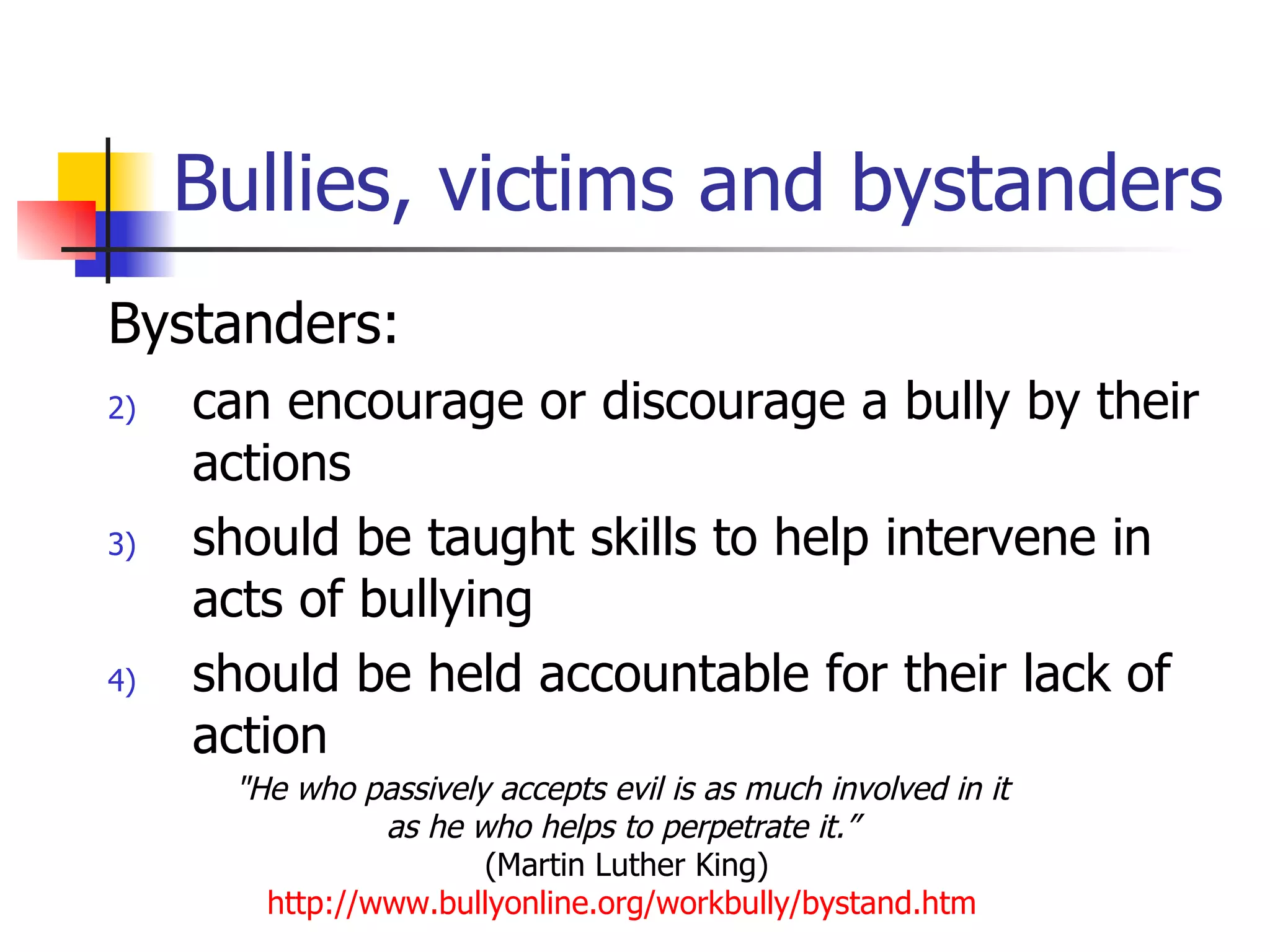 Cyberbullying - Wednesday Class - Presentation on Cyberbullying ...