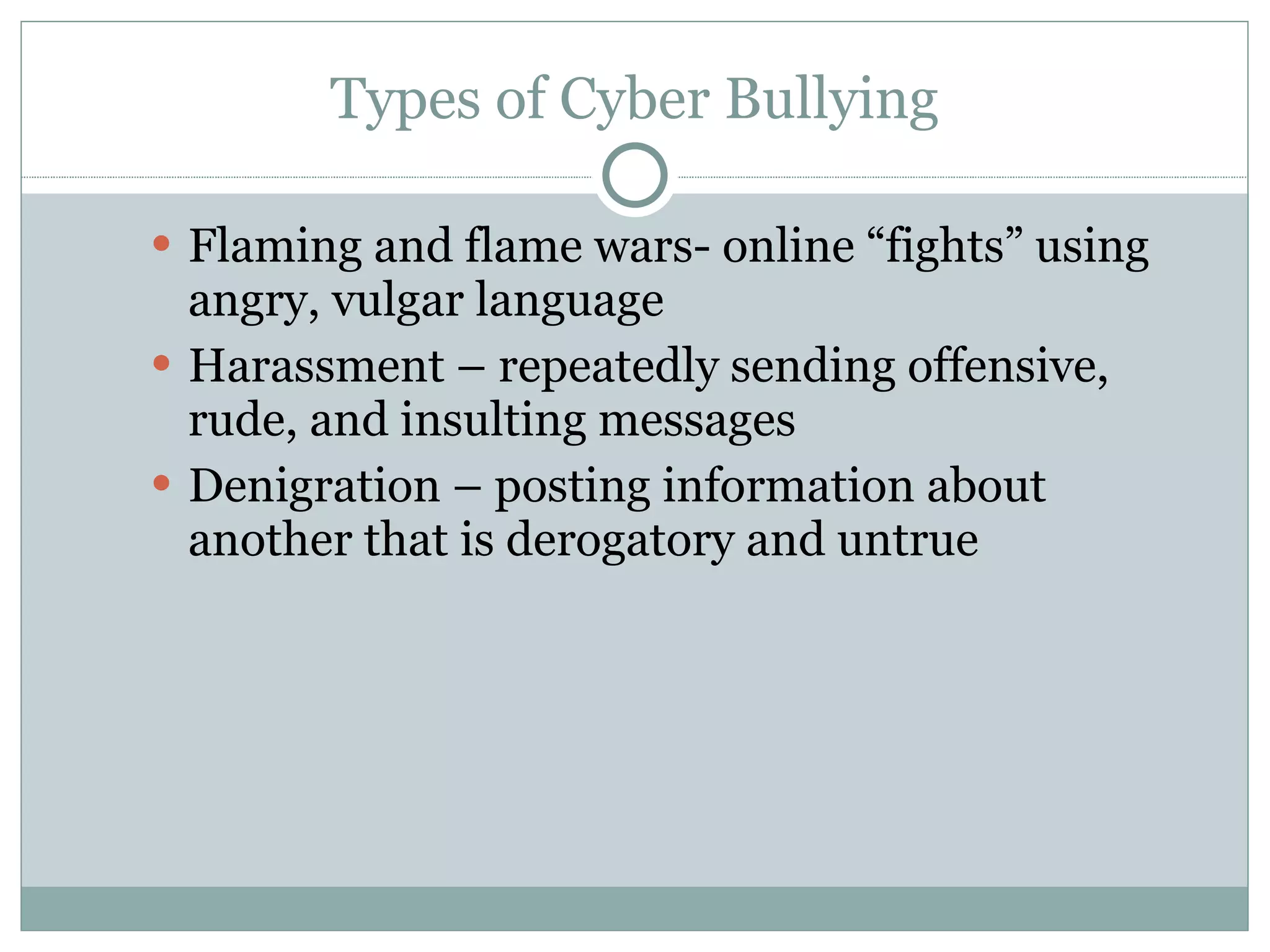 Cyber Bullying 101 for Parents | PPT
