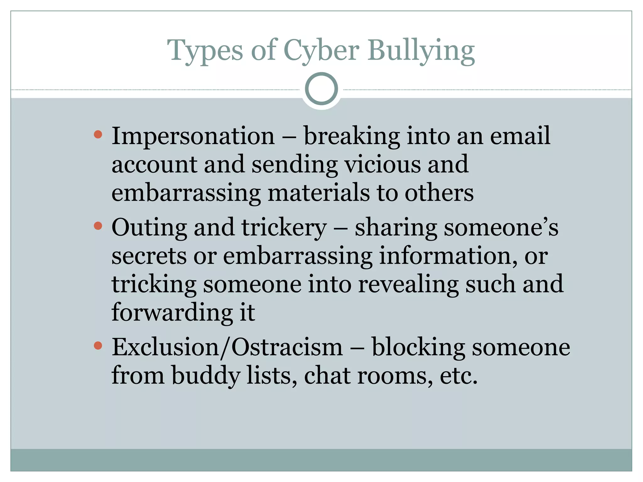 Cyber Bullying 101 for Parents | PPT