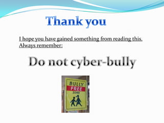 Cyberbullying | PPTX