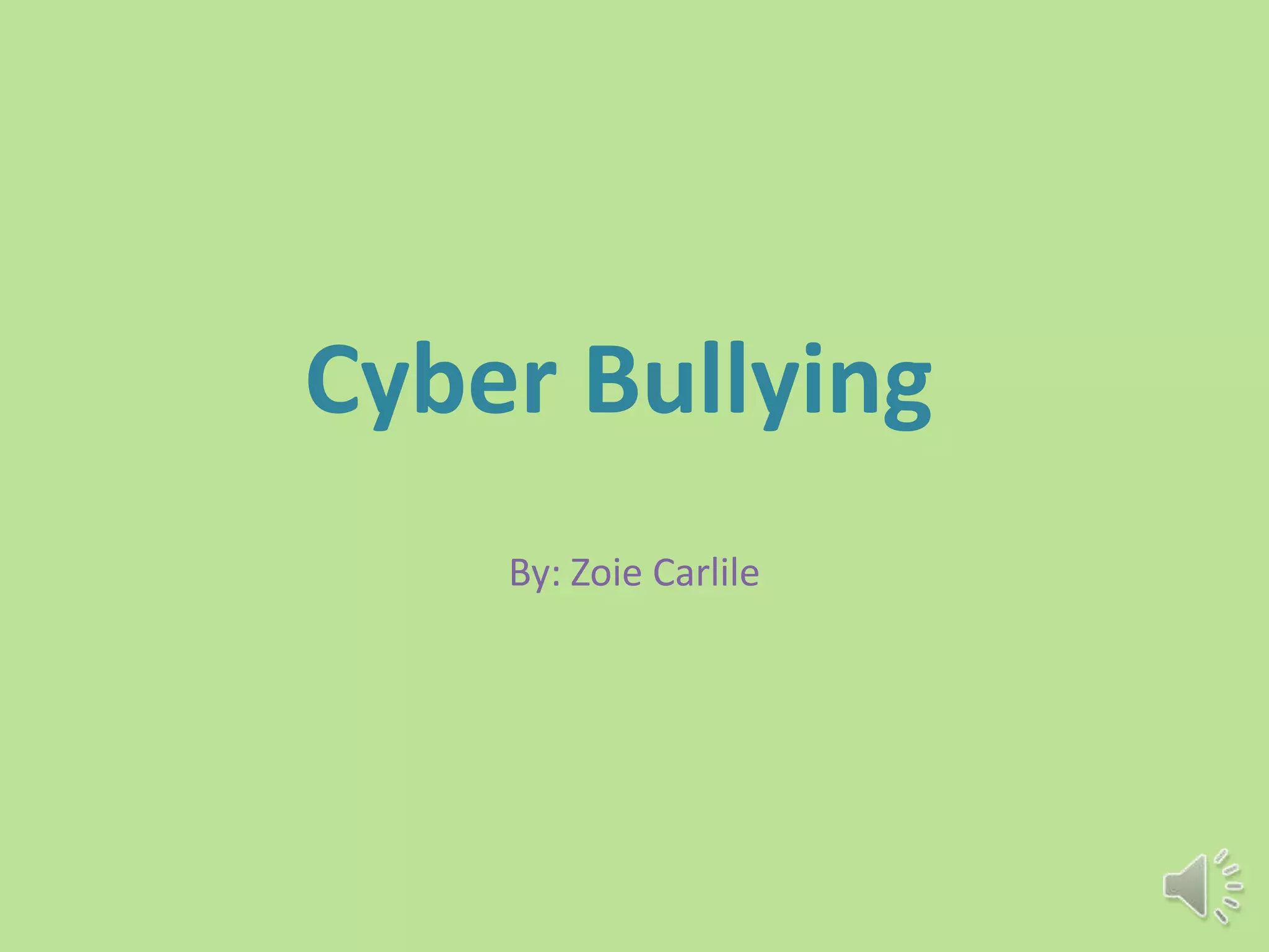 Cyber bullying | PPT