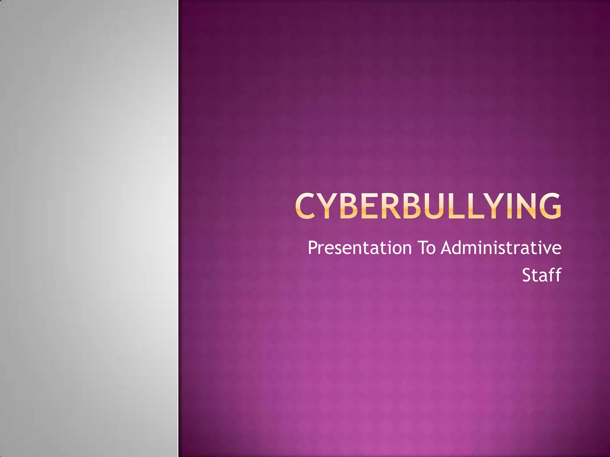Cyberbullying | PPT