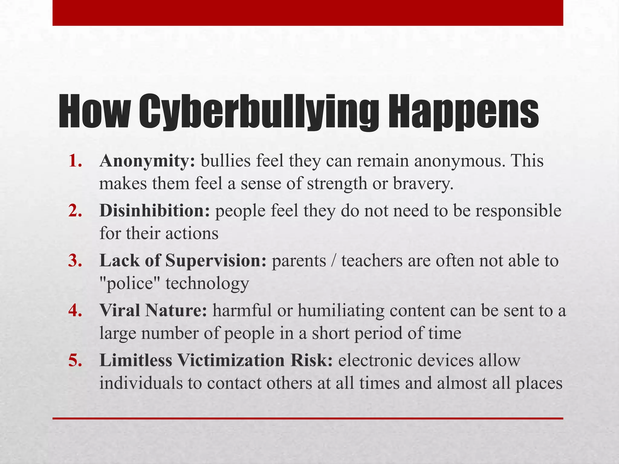 Cyberbullying | PPTX