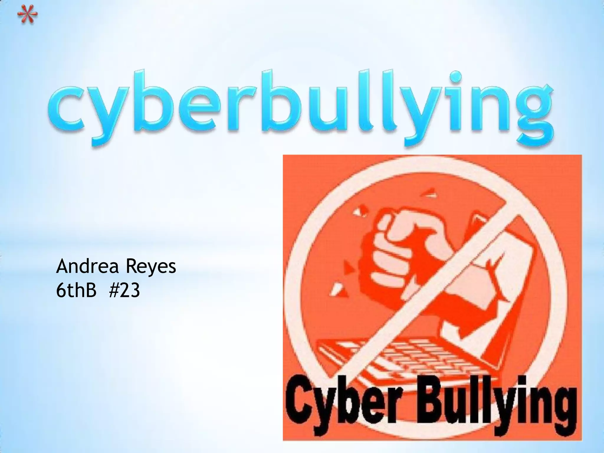 Cyberbullying | PPTX