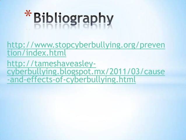 Cyberbullying | PPTX