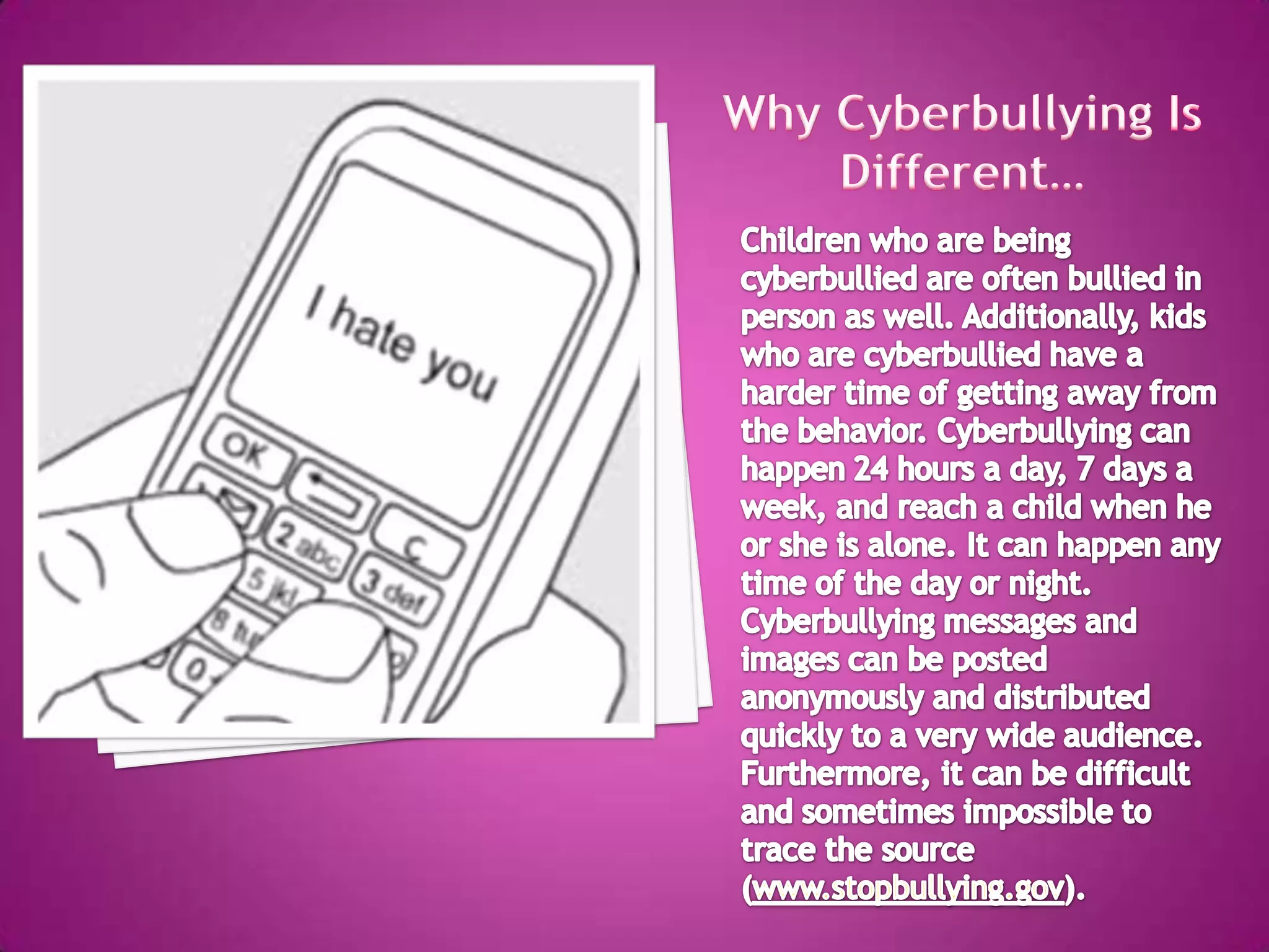 Cyberbullying- Assignment 8 | PPTX