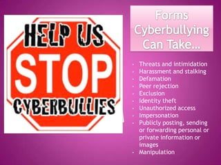 Cyberbullying- Assignment 8 | PPTX