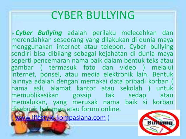 Cyber bullying | PPTX