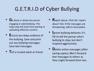 Cyber Bullying | PPTX