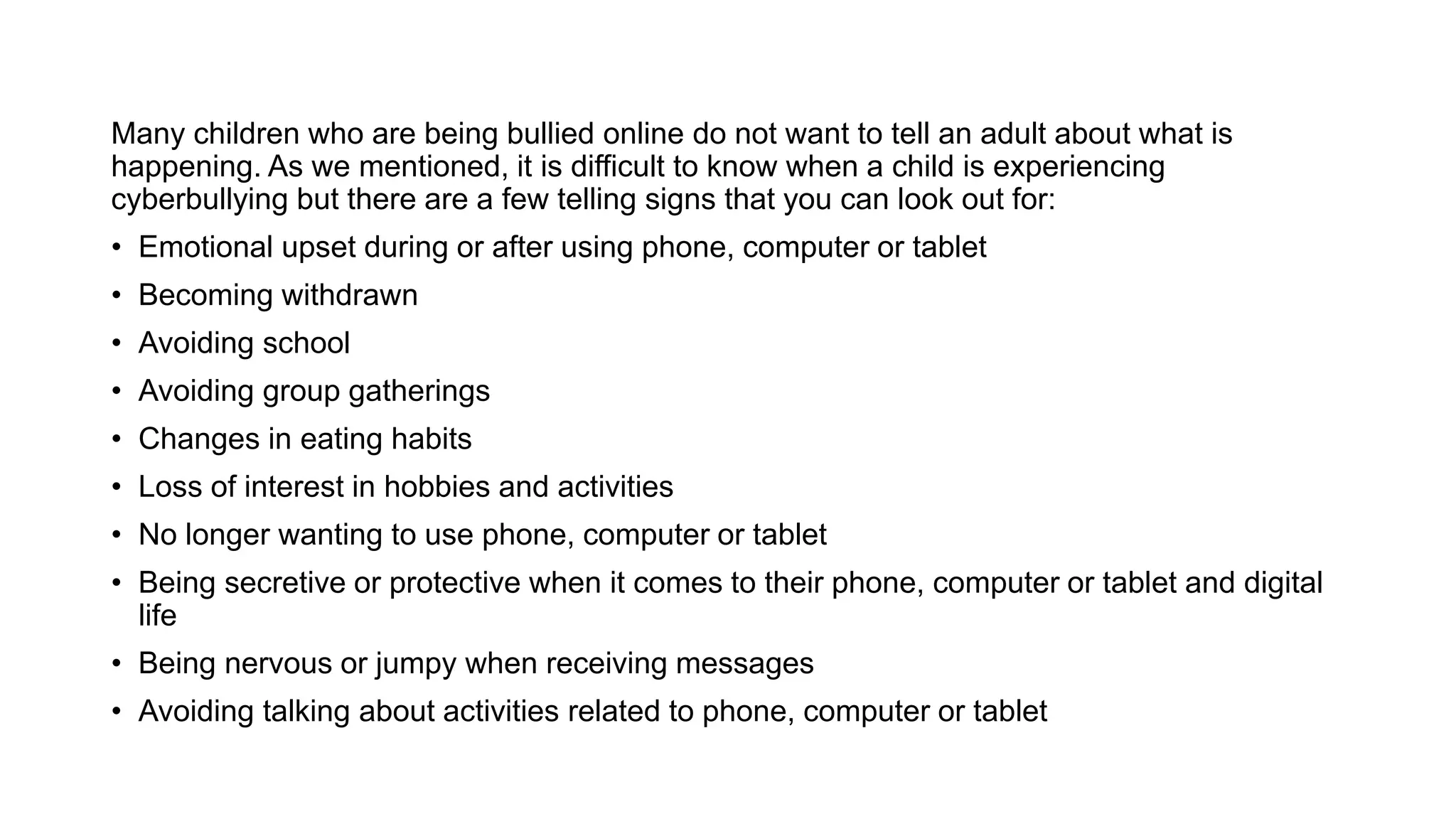 Cyberbullying Guide - Parents, Teachers & Children | PPT