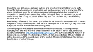 Cyberbullying Guide - Parents, Teachers & Children | PPTX