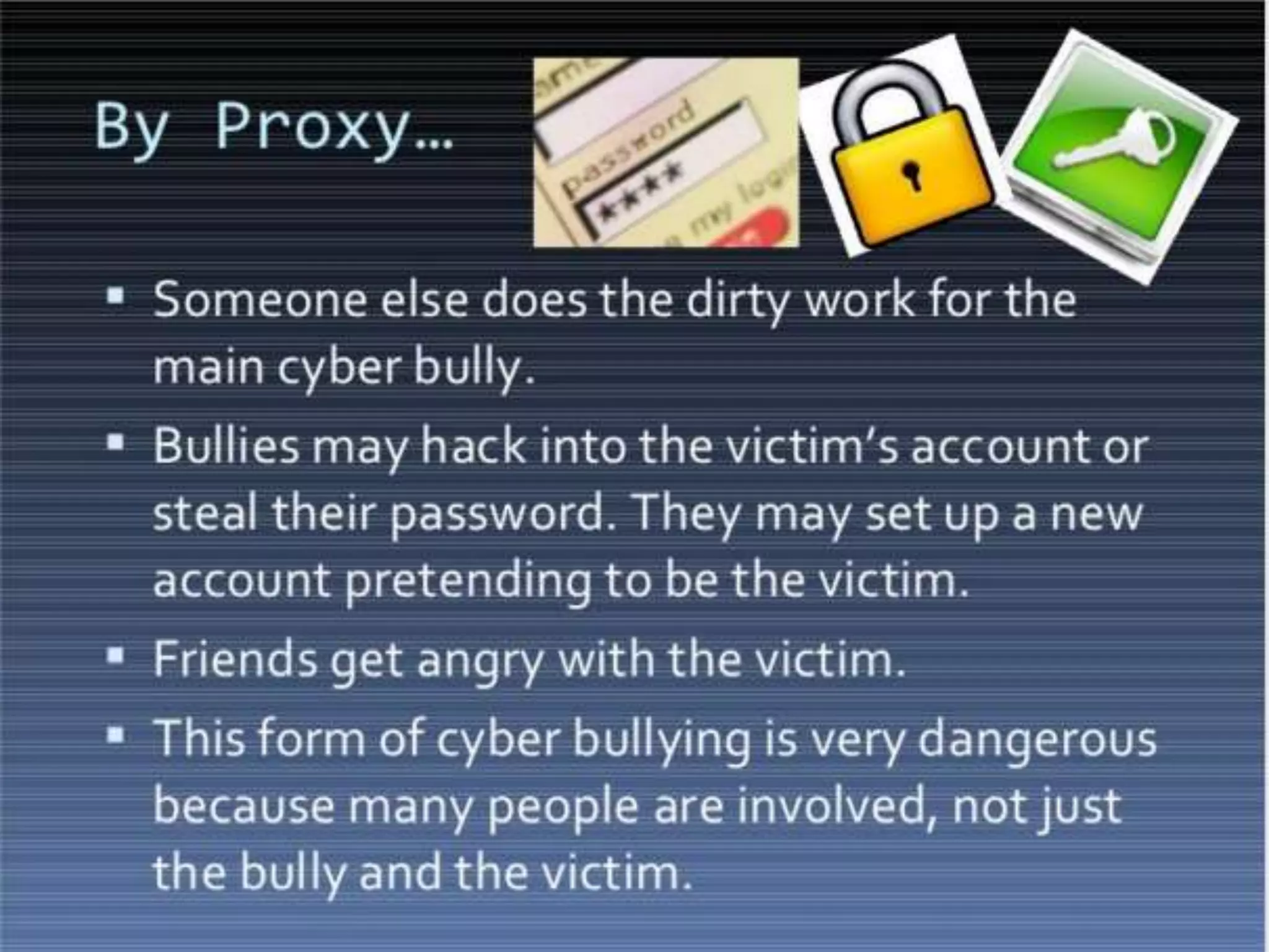 Cyber bullying | PPTX
