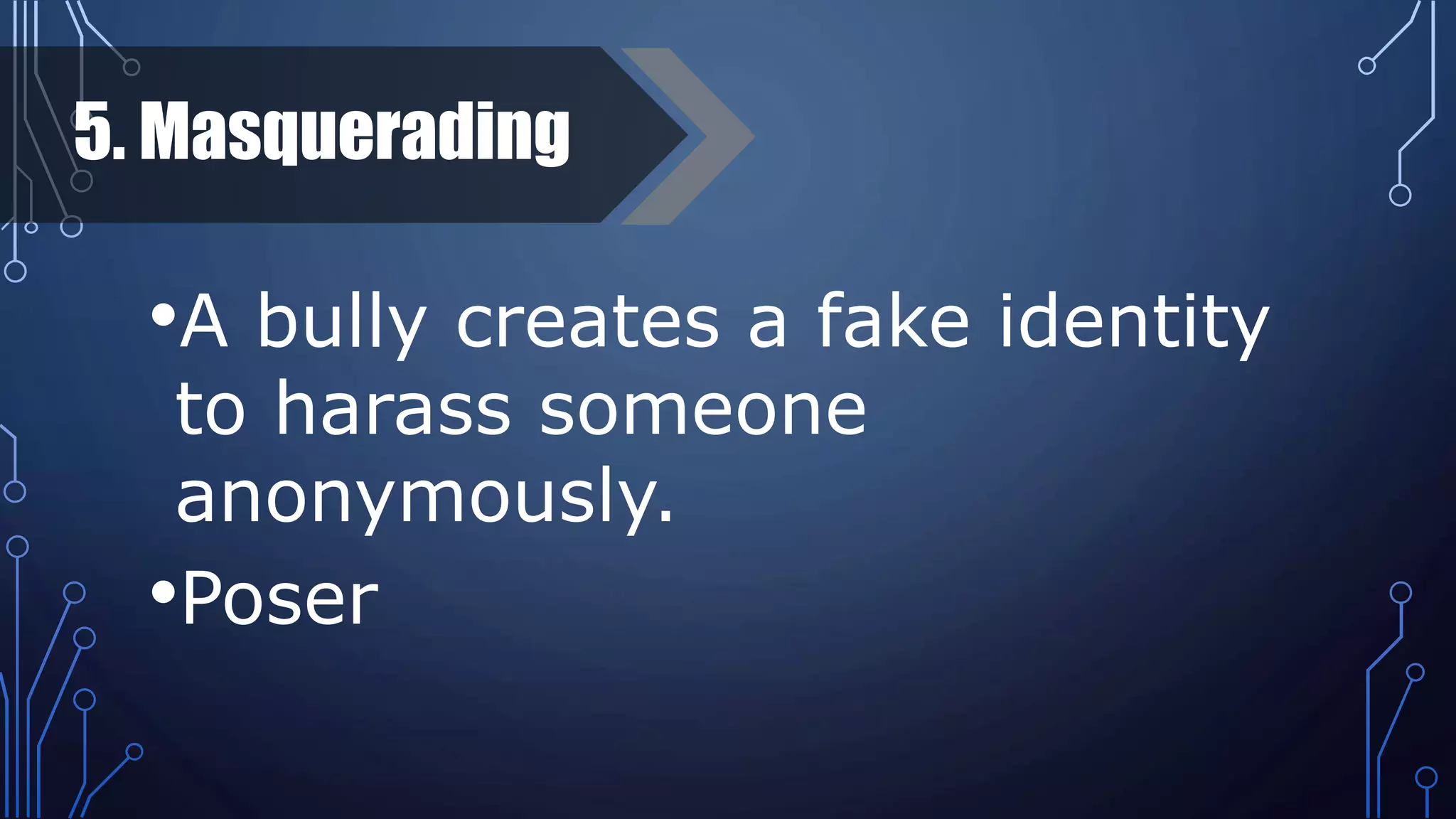 Cyber bullying | PPTX