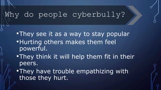 Cyber bullying | PPTX