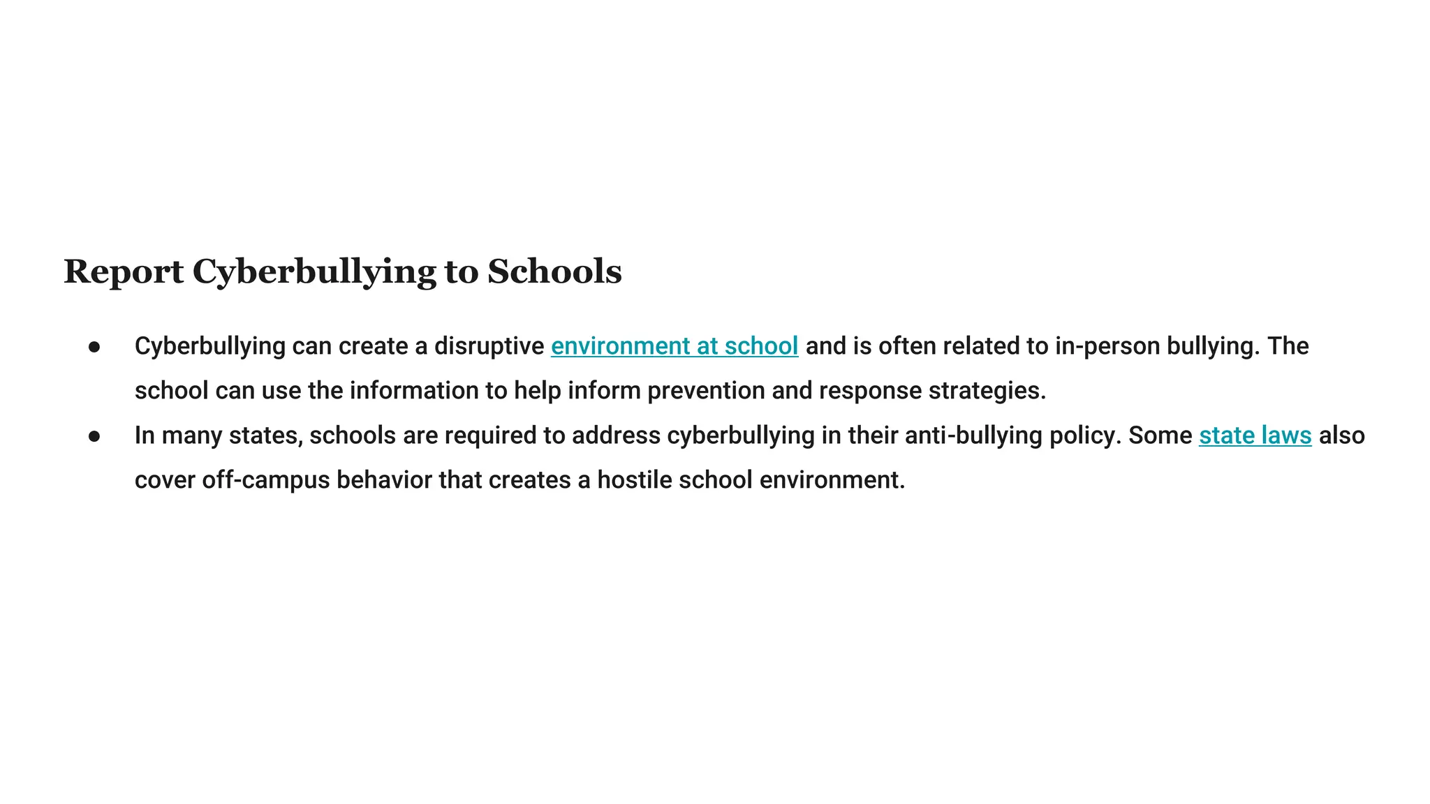 Cyber bullying | PPTX