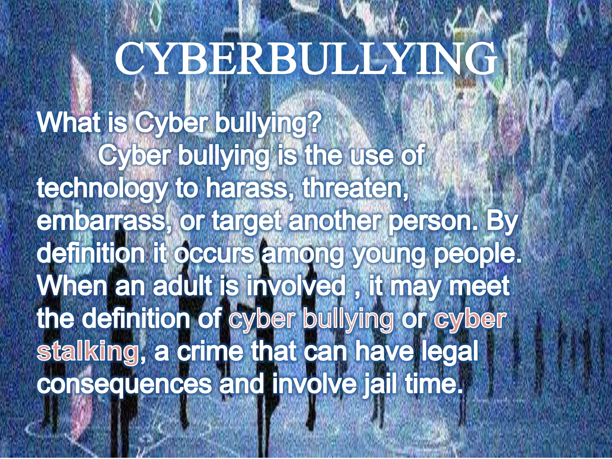 Cyberbullying and internet addiction | PPTX